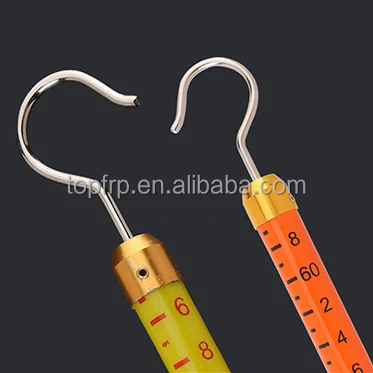 Insulated Fiberglass Height Measuring Rod - Telescopic Measuring Stick ...