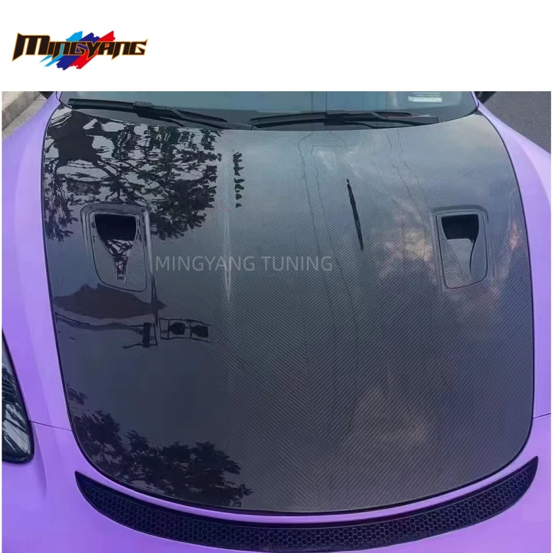 Dry Carbon Fiber 718 GT4 RS Engine Cover for Porsche Cayman Boxster Upgrade