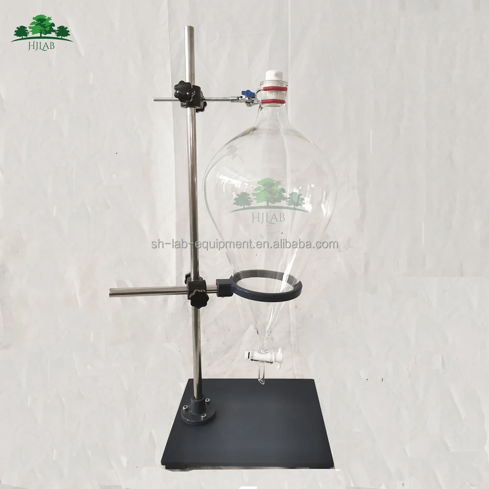 Hjlab Separatory Funnel Kit - 2L, 5L, 10L with PTFE Valves