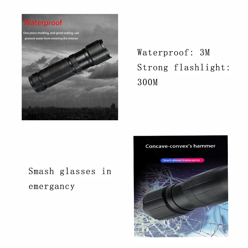 Hand Led Flash Torch Light Outdoor High Lumen Waterproof Led Camping ...