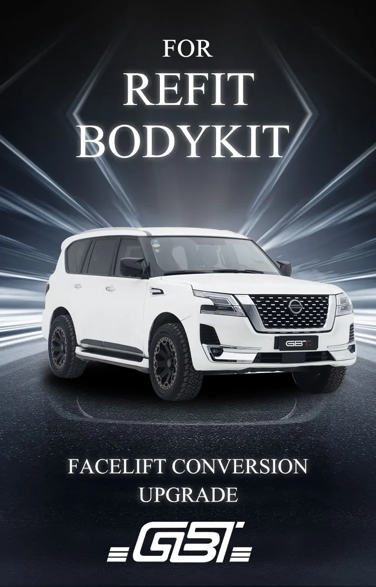 GBT Patrol Y62 Conversion Body Kit for 2010-on Nissan Upgrade