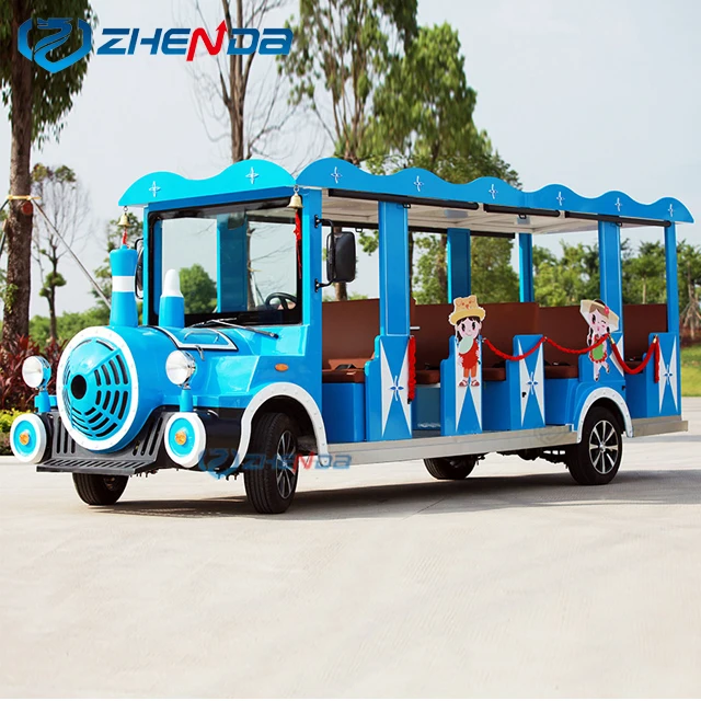 Cute Cartoon Multi-seat Amusement Park Sightseeing Car Electric ...