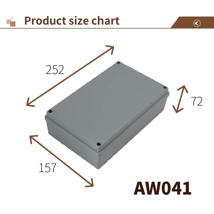 High Quality Aluminum Waterproof Electronic Instrument Enclosure For ...