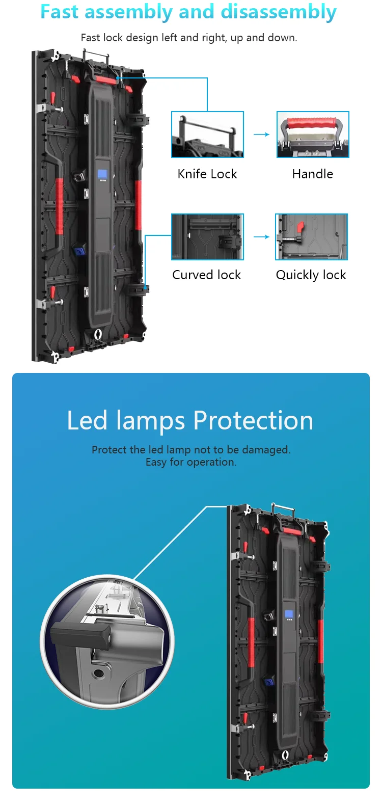 500x500mm Indoor Rental Led Wall Display P4.81 Seamless Splicing Led ...