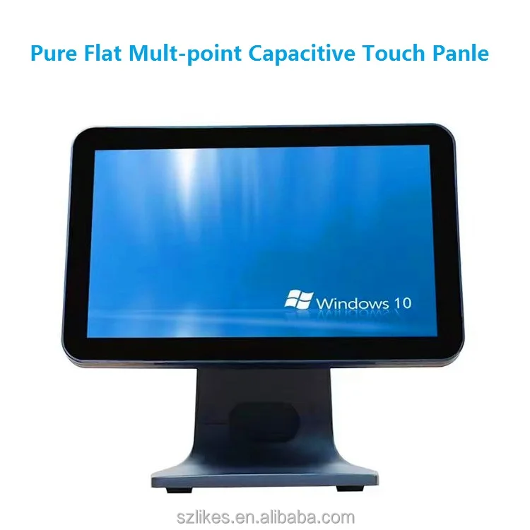 Dual Displays 15 Inch All In 1 Touch Screen Point Of Sale System For ...