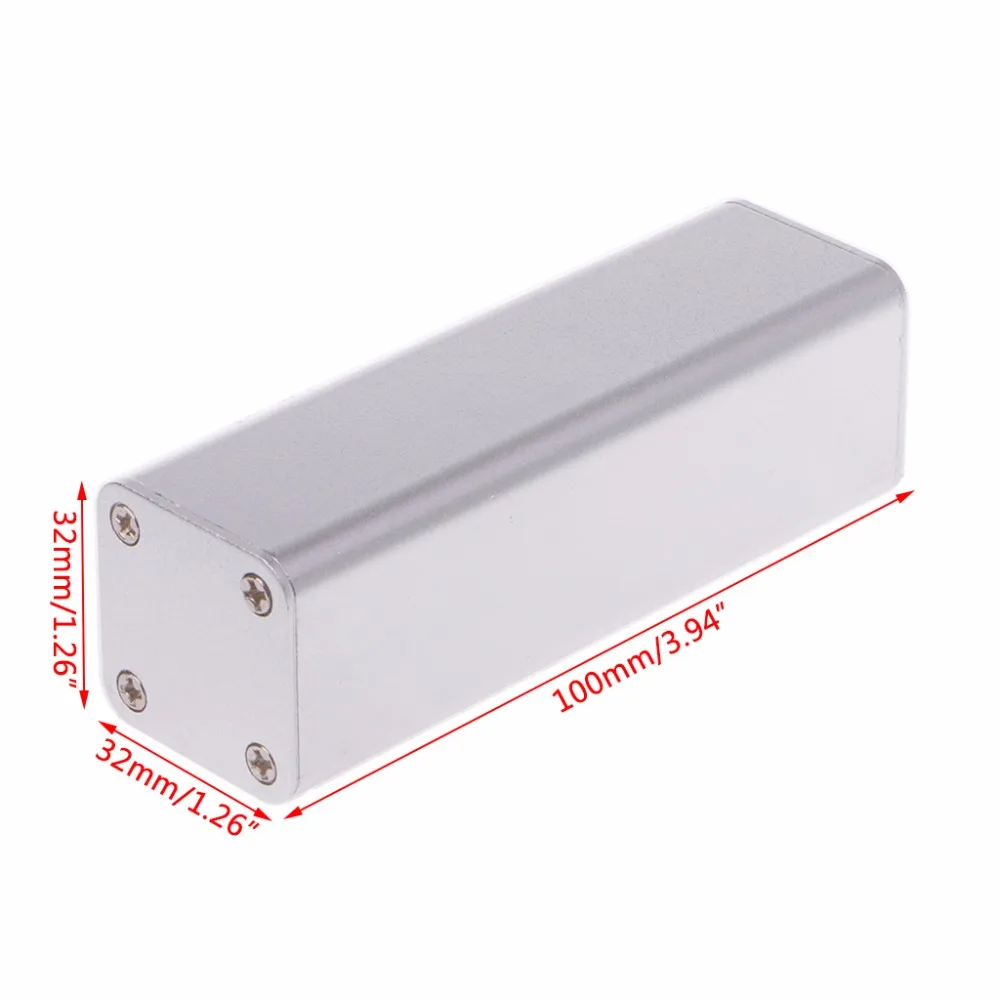 32x32x100mm Aluminum Box for Electronic Projects - LX-AL-6044