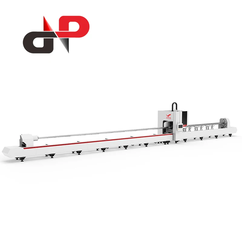 Three Chuck Extra Long Metal Tube Laser Cutting Machines Industry CNC ...