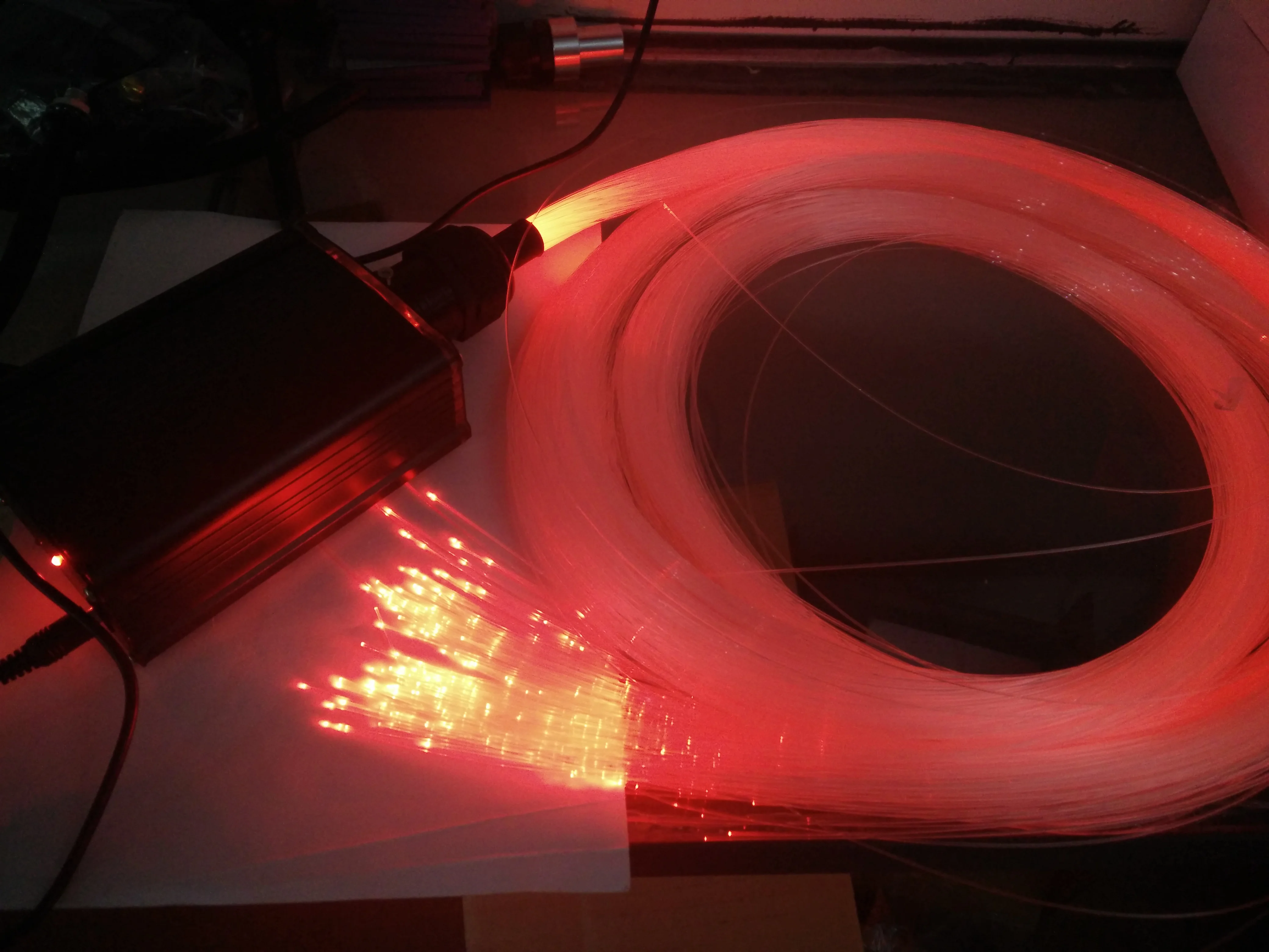 32w Fiber Optic Led Light Engine Rgbw Twinkle 30mm Port - Buy Led Fiber ...