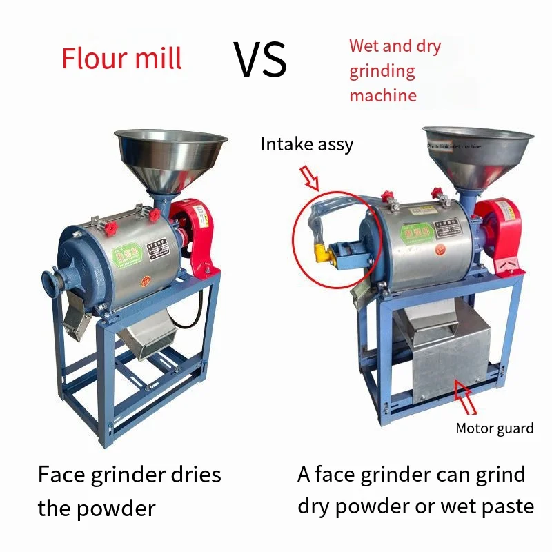 Tebak High-speed Electric Grain Grinder Mini Rice And Wheat Flour Spice ...