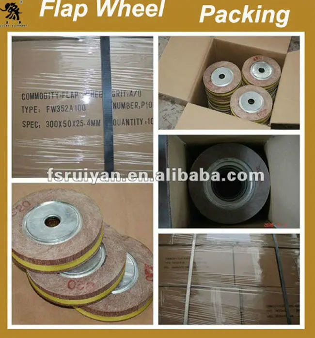 Aluminium Oxide Abrasive Cloth Flap Wheel Stainless Steel Pipe And ...