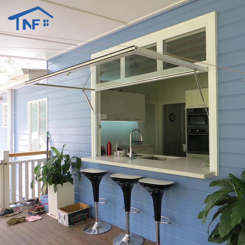 Aluminum Gas Strut Awning Window Double Glazed Glass Aluminum Windows ...