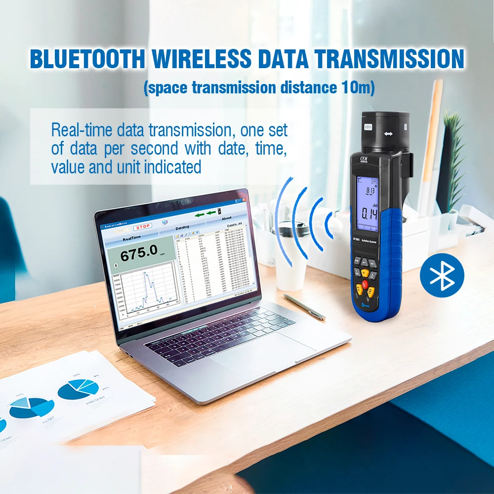 CEM DT-9501 Personal Portable Electromagnetic Geiger Counter