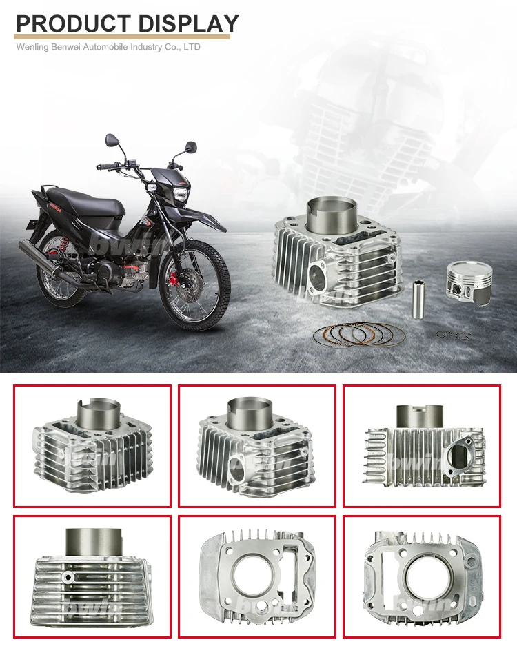 WAVE125/XRM125/KPH Cylinder 125cc 52.4mm 57mm Hot Selling Motorcycle ...