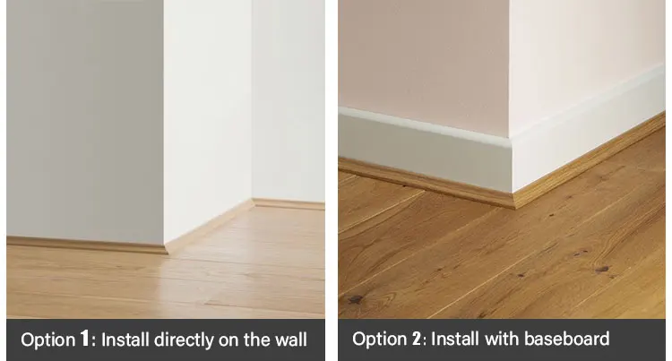 Flooring Trim Wood Mdf Spc Pvc Scotia Beading Quarter Round Skirting ...