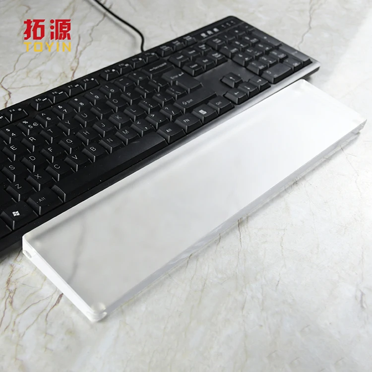 Toyin Acrylic Keyboard Wrist Rest Acrylic Keyboard Hand Rest Support ...