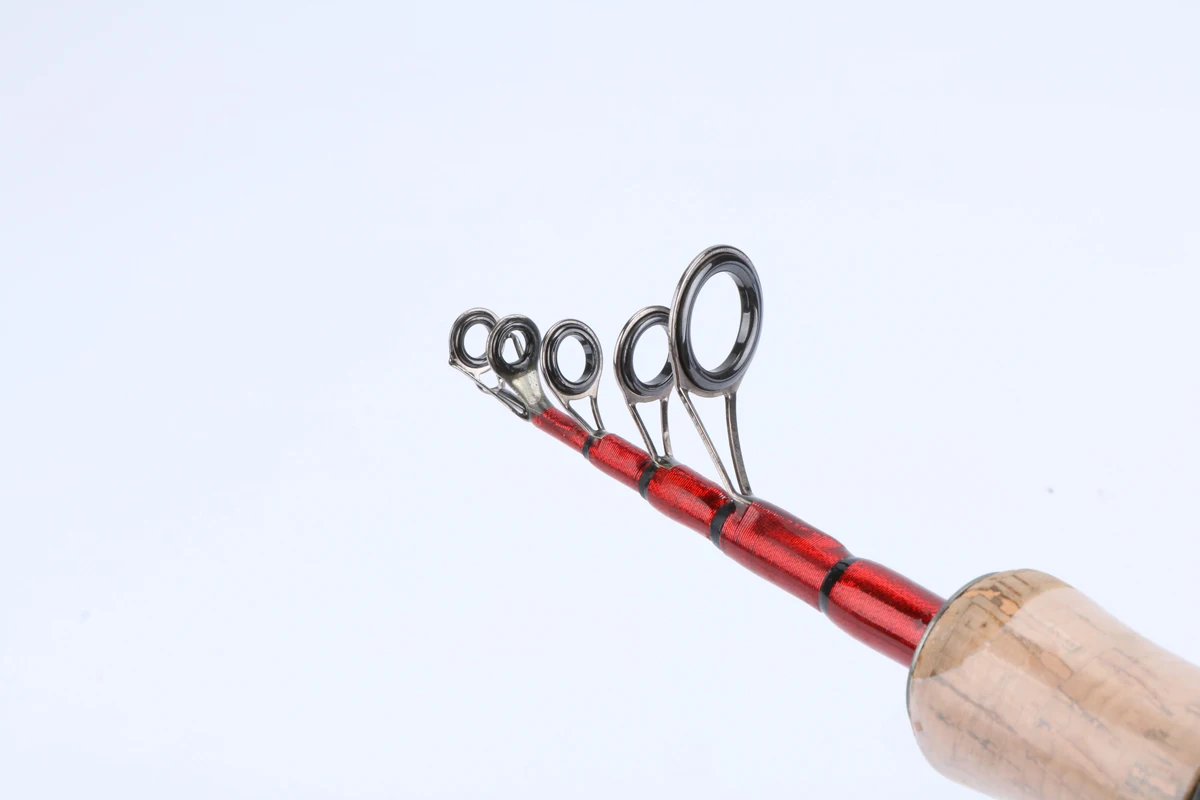 Wholesale Portable Telescopic Cork Handle Ice Fishing Spinning Rod ...