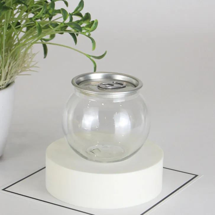 200ml Clear Ball Shape Cocktail Container Party Bottles