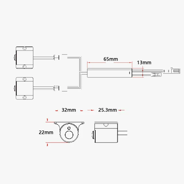 12v 24v Two Sensing Heads Automatic Infrared Photo Ir Sensor Switch For ...