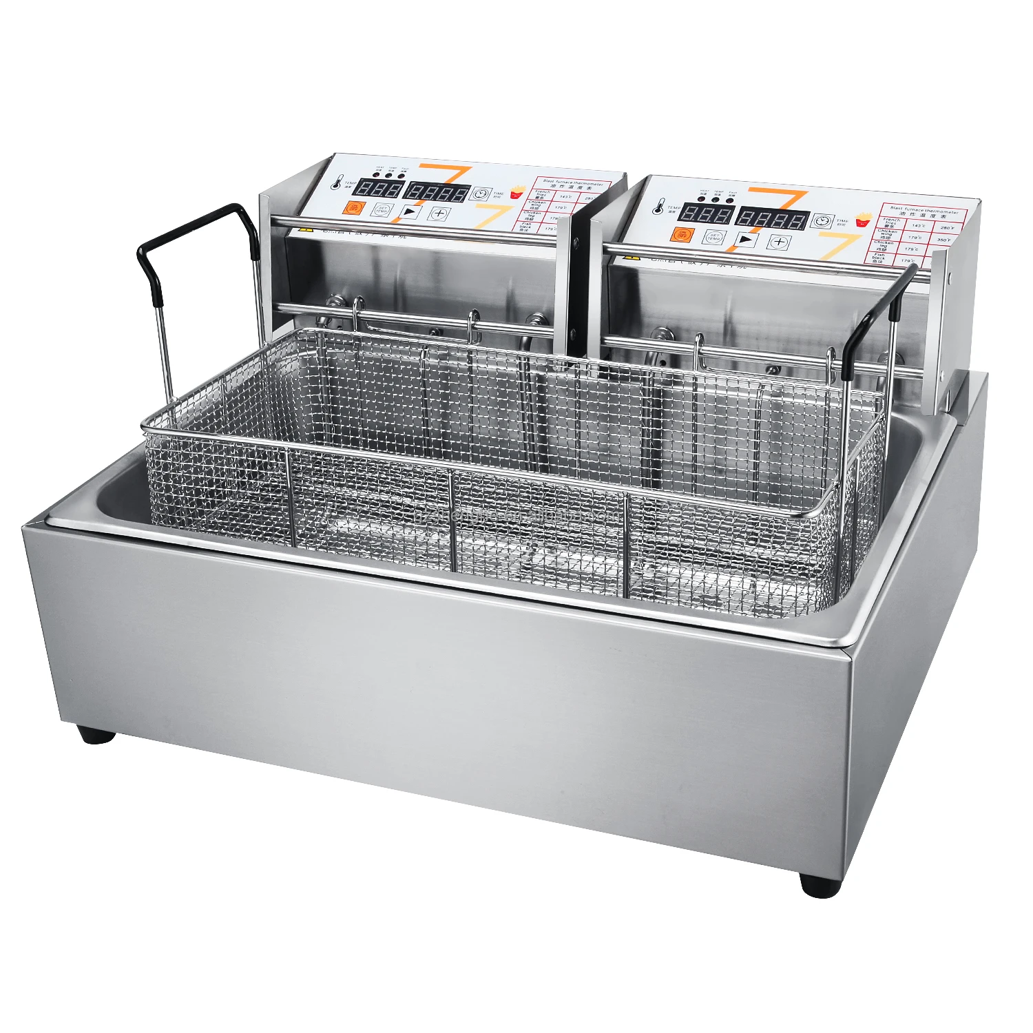 2022 Computer Version Fryer Commercial Desk Type Electric Fryer Deep ...