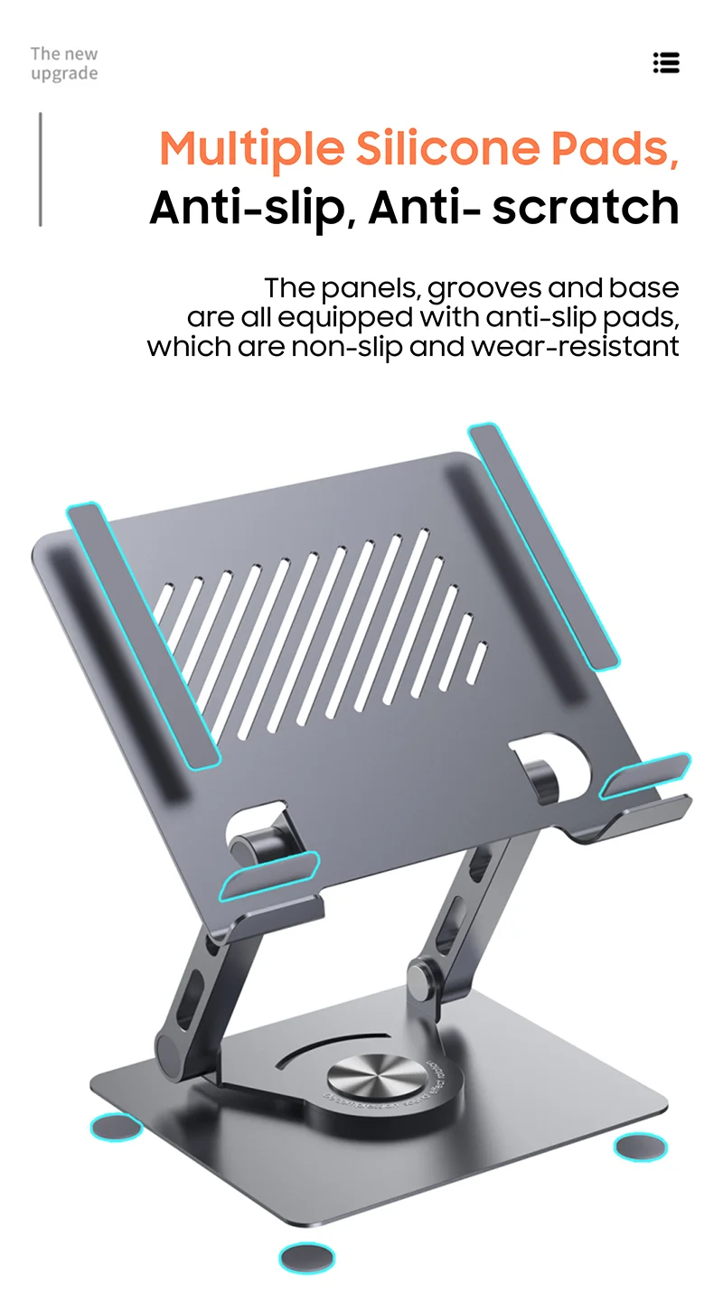 360 Rotation Tablet Stand Carbon Steels Adjustable Holder For Tablet ...