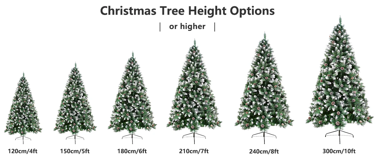 Fake Artifical Huge Pe Pvc Rgb Artificial Collapsible Christmas Pine ...
