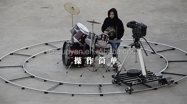 Camera Dolly and Track Stainless Steel Curved Track Use 10pcs As Circle ...