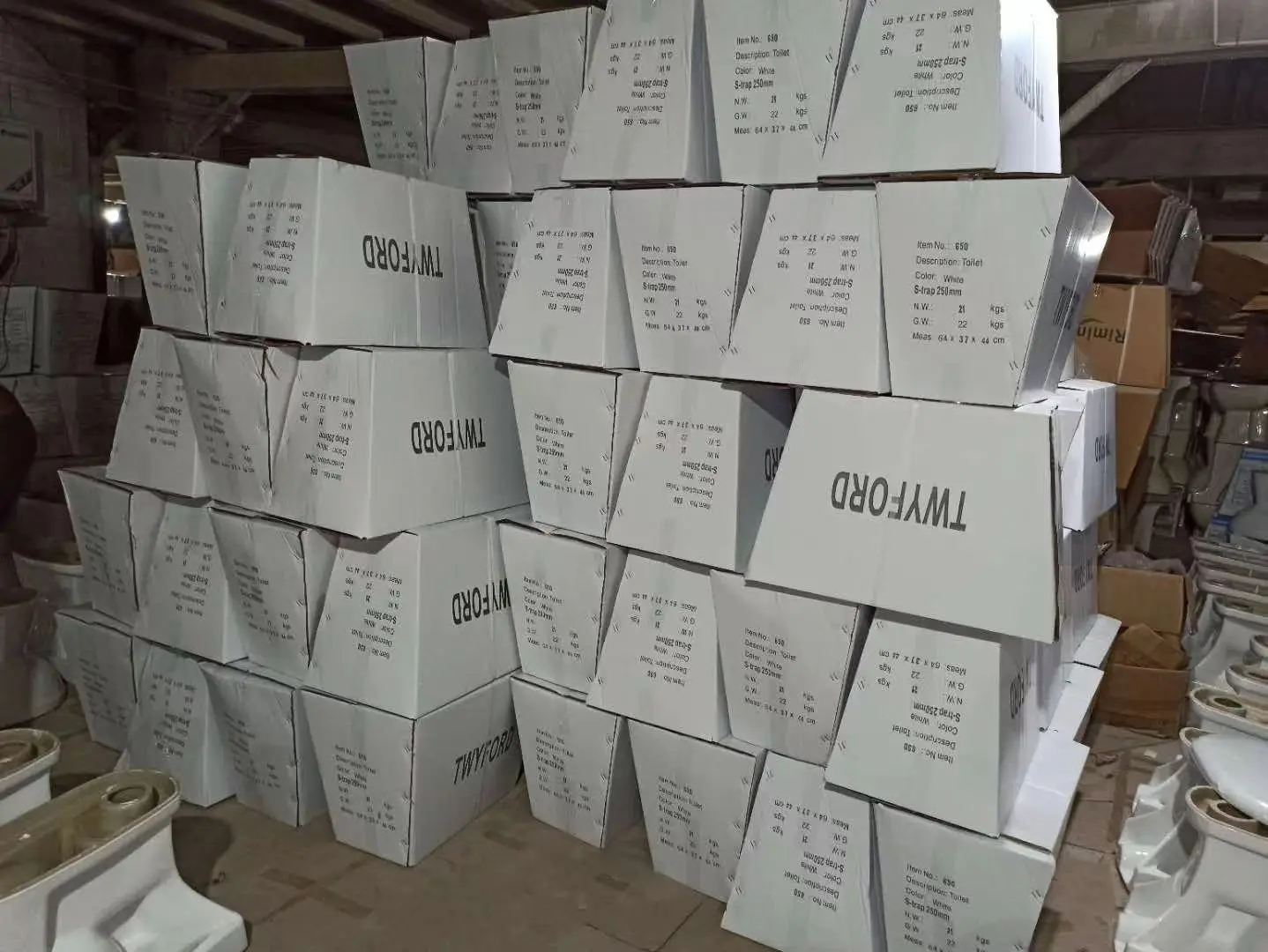 Colombian Market Shower Room Toilet Oem Commode S-trap 300mm Nightstool ...