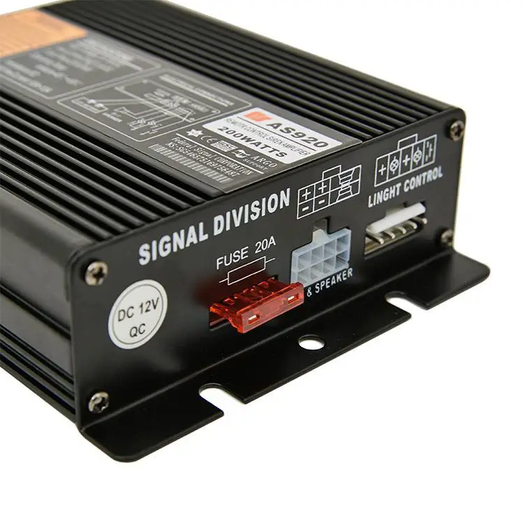 200W Square Siren Horn Speaker - Ambulance Remote Control