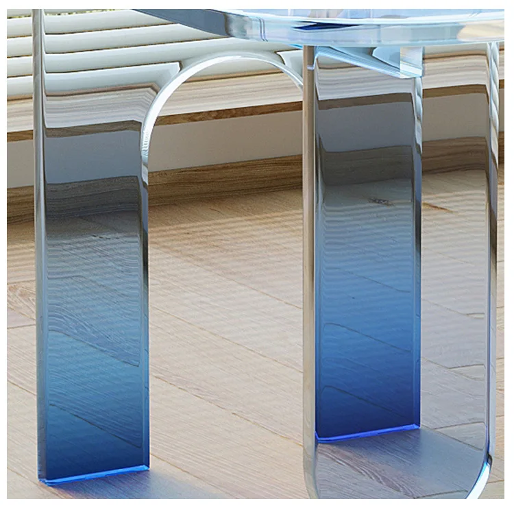 Acrylic Luxury Designer Models Transparent Gradient Side Table Modern ...