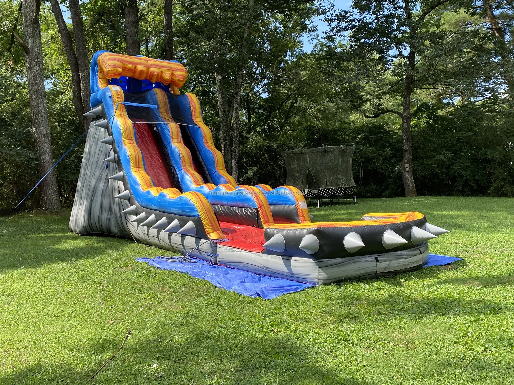 Hot Sale Large Custom Inflatable Water Slide Outdoor Inflatable Dry ...