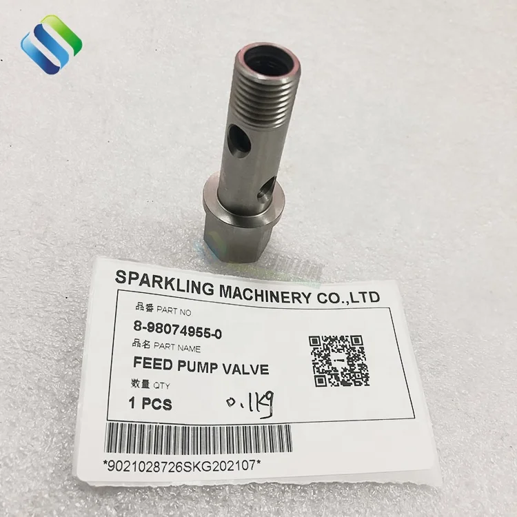8-98074955-0 Feed Pump Valve for 4HK1 Machinery Engine Parts