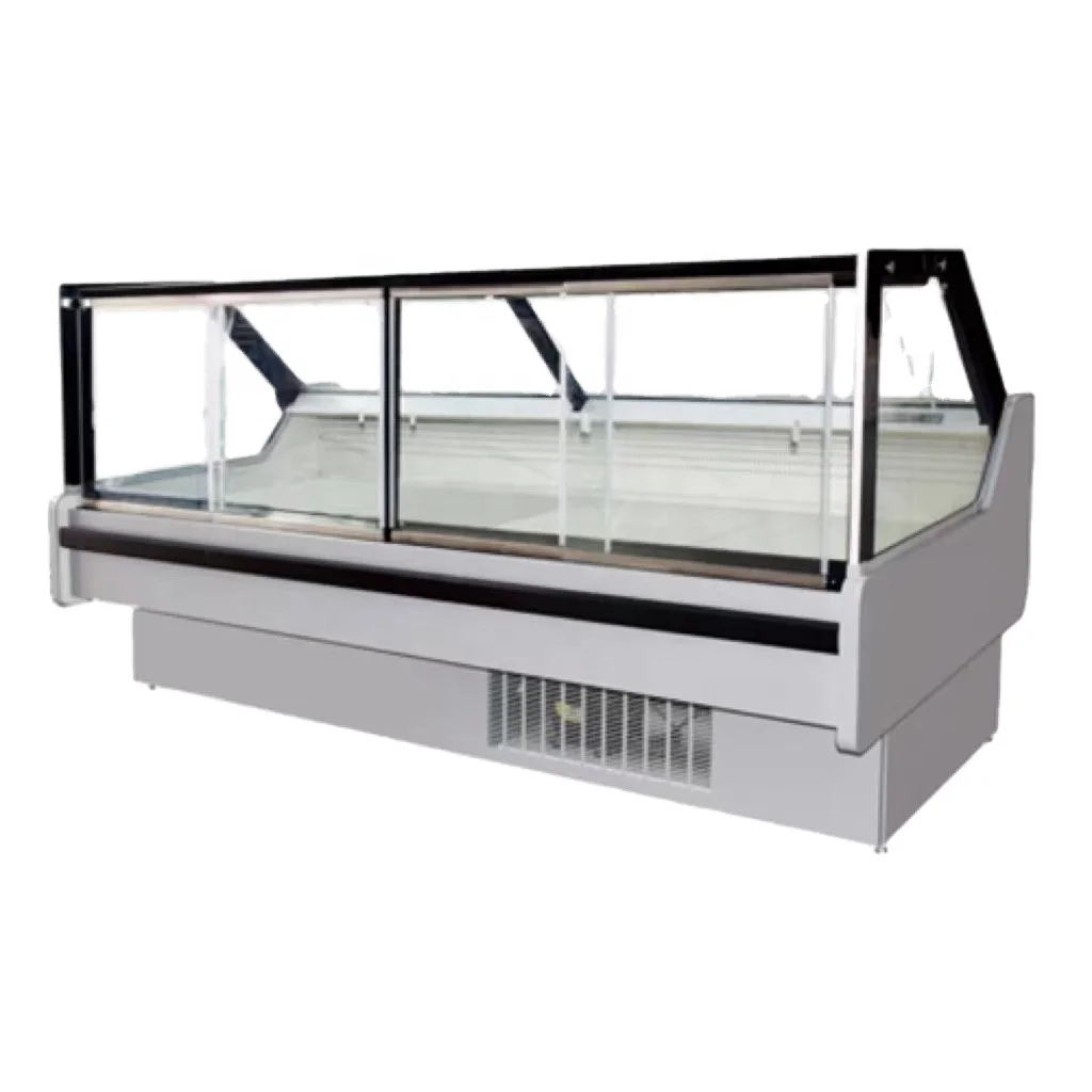 Commercial Meat Deli Display Freezer Refrigerated Deli Cooler Showcase ...
