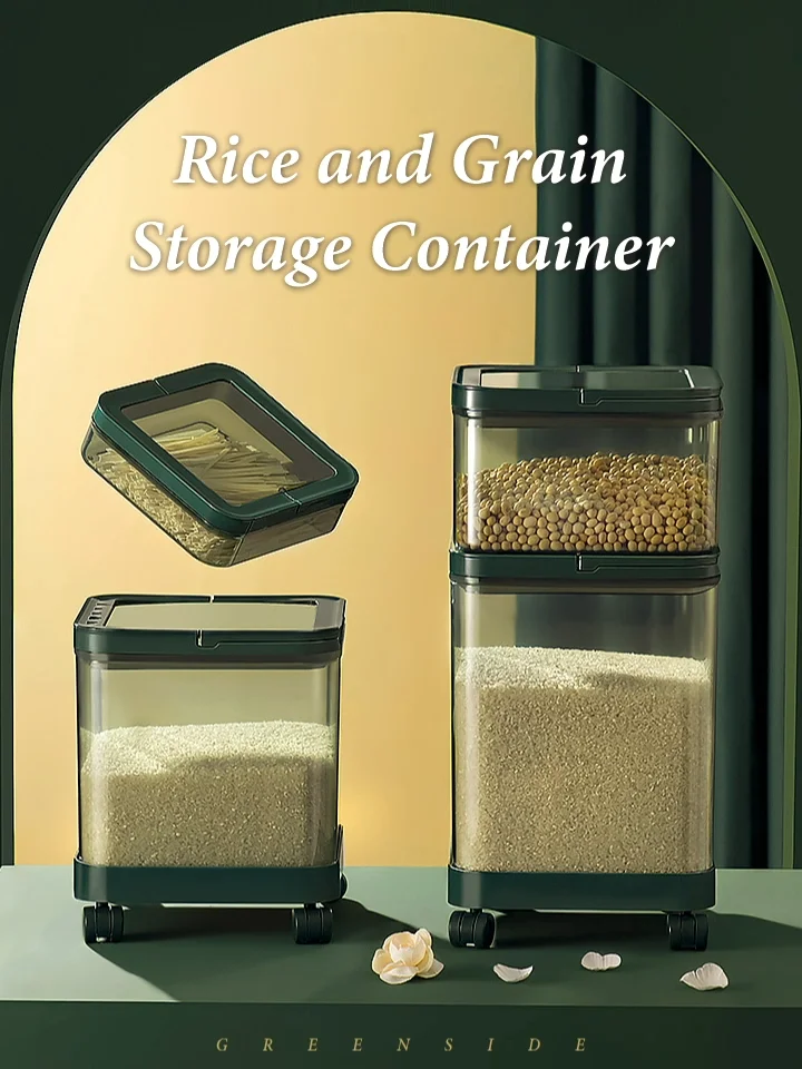 Greenside Kitchen Pantry Organization Stackable Storage Bins Measuring ...