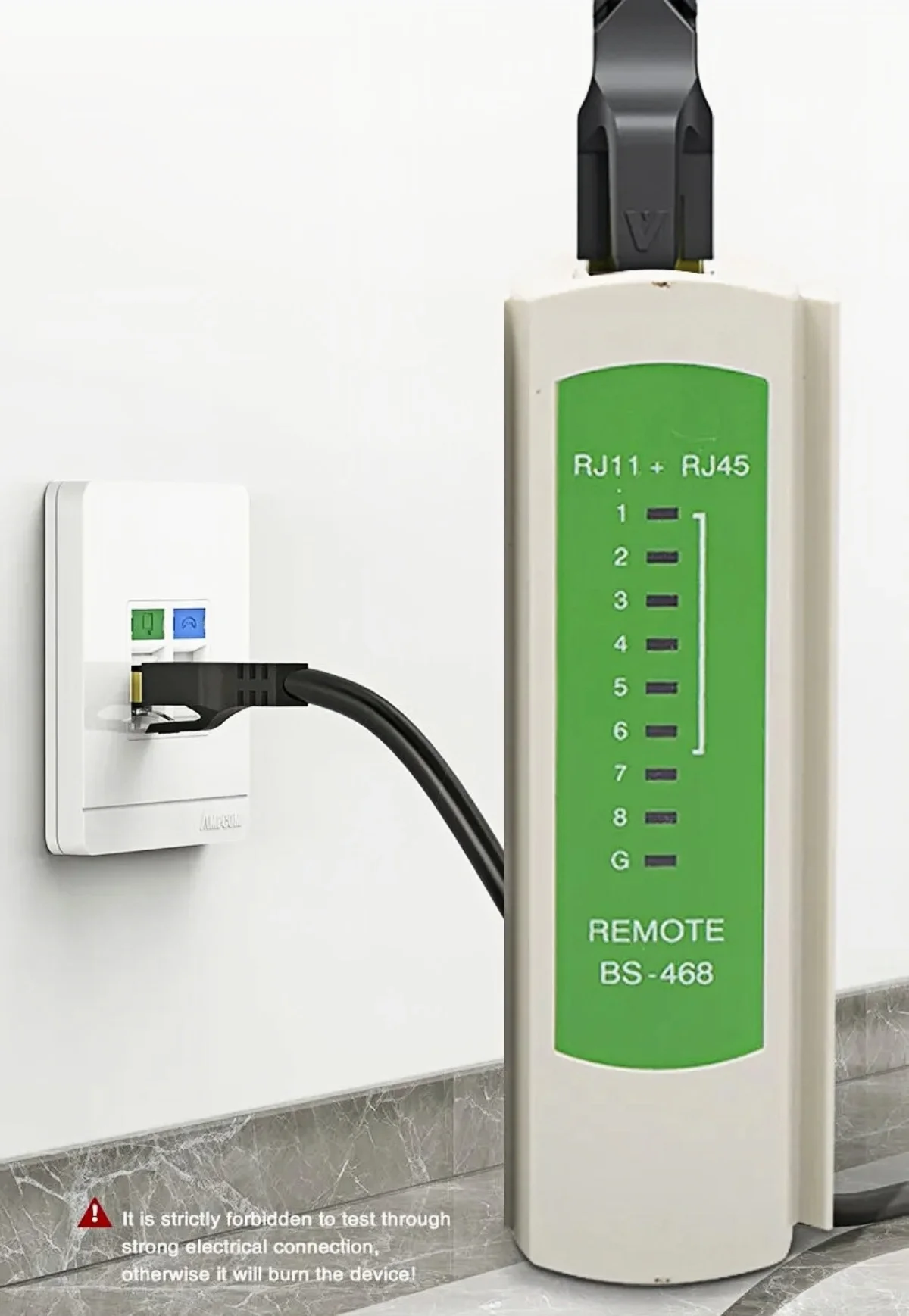 Network Cable Tester RJ45 UTP Ethernet Line Tester for Cat5 Cat6 LAN ...