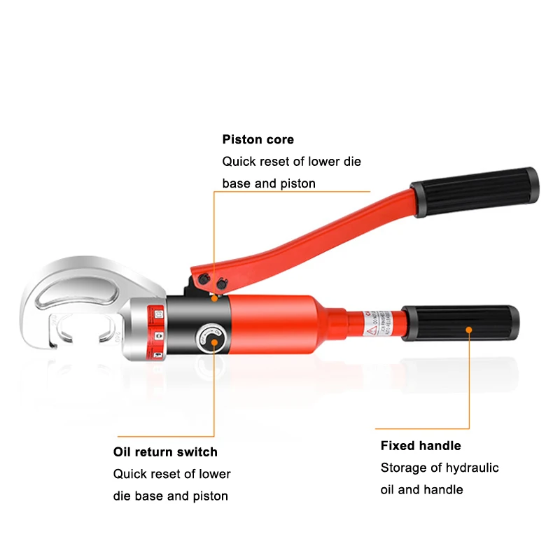 Hydraulic Crimping Tool YCP-240c | Hand Hydraulic Cable Press Tool HP ...