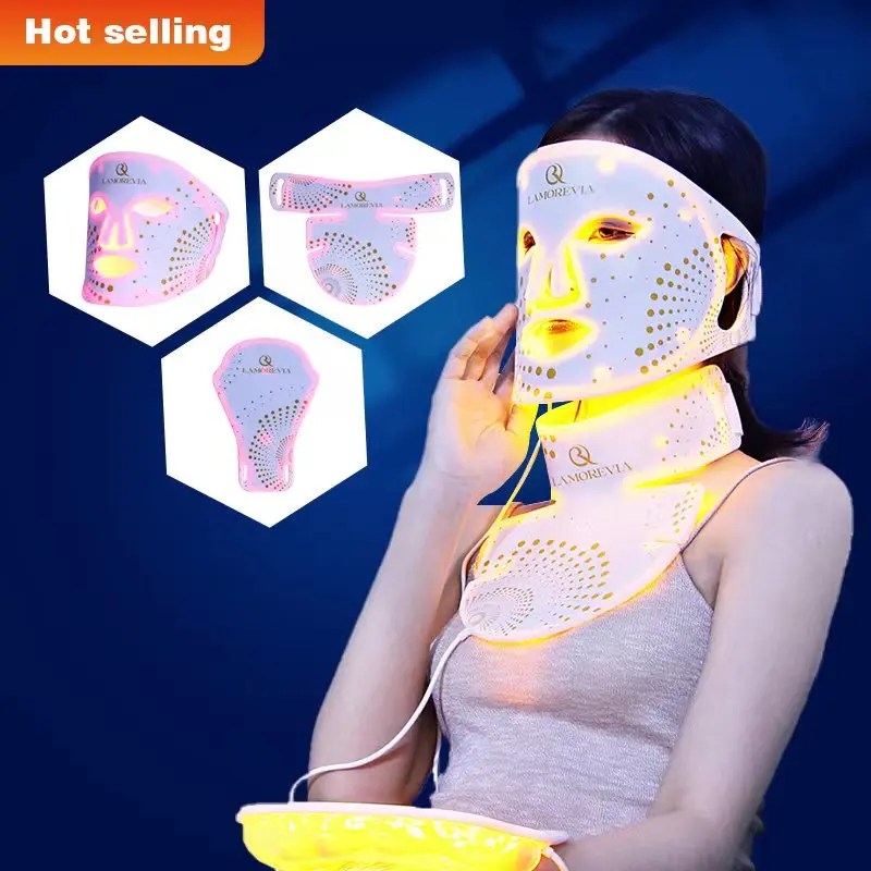 Flexible Silicone Red Light Therapy Infra Led Full Face Masks Facial ...