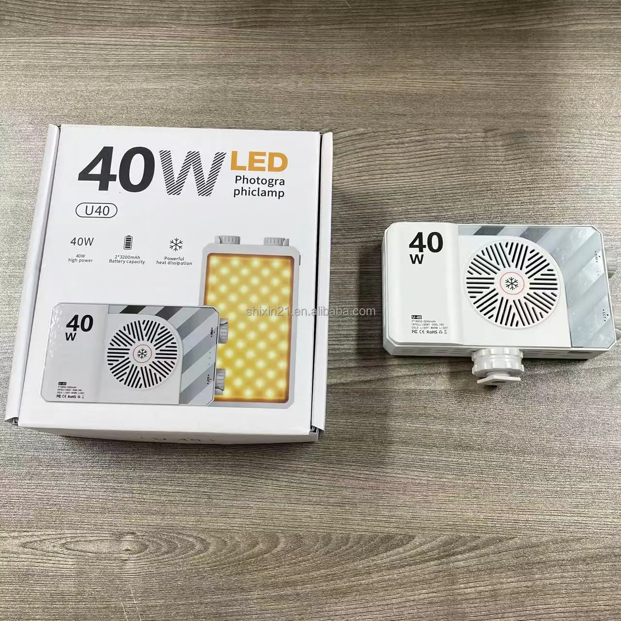 U40 40W Portable LED Pocket Fill Light - Perfect for Selfies