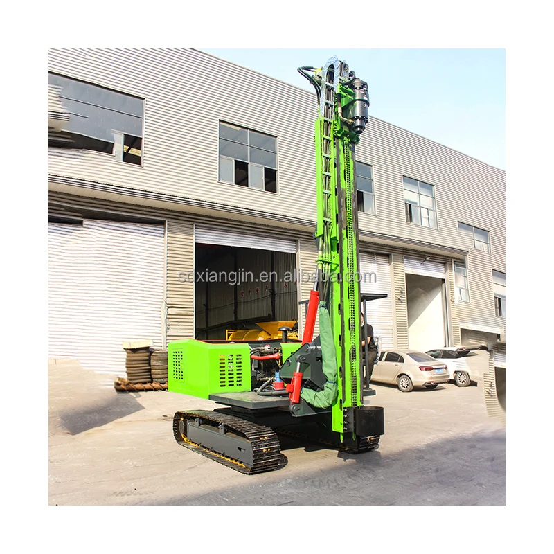 Photovoltaic Solar Piling Rig Crawler Pile Driver Hydraulic Tracked ...