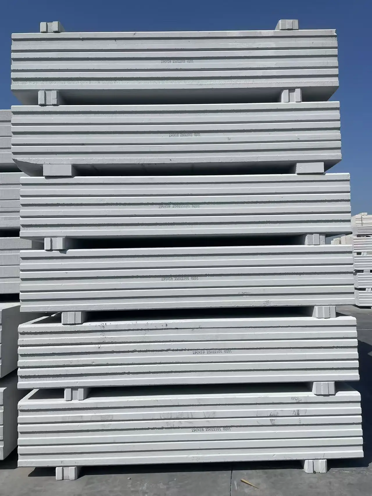 Alc Block Aerted Concrete Wall Panel for Construction Aluminium Powder ...