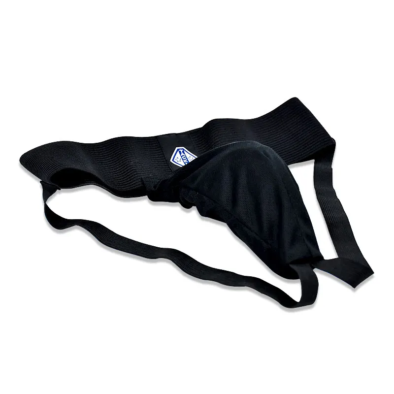 Durable Black Sports Groin Guard Protector For Martial Arts & Hockey - Oem