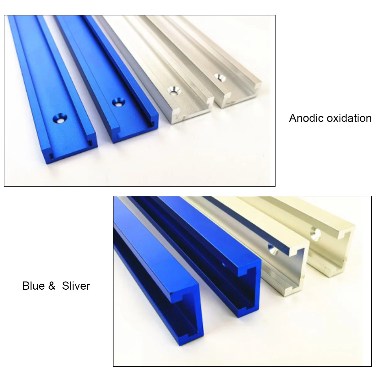 30mm Wide Aluminum T-Slot T-Track for Router Table Jig
