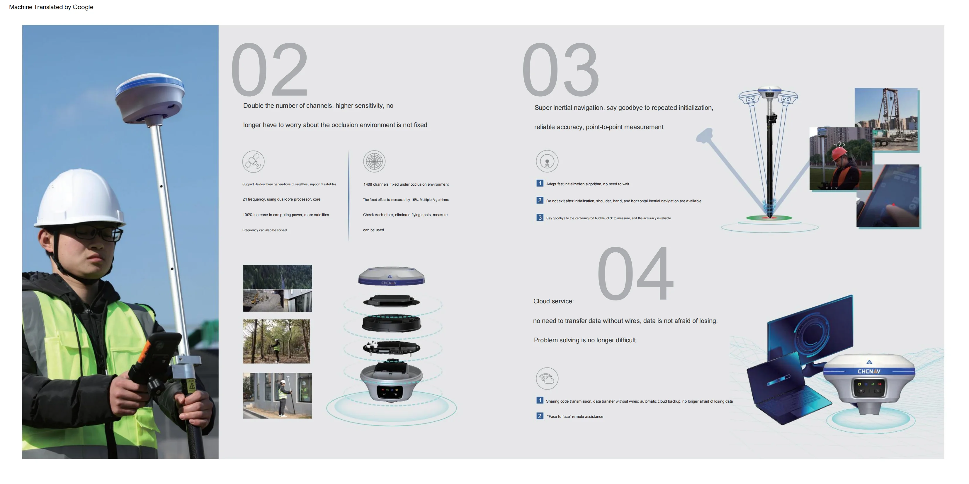 Chc X11 Surveying Land Equipment Rtk Receiver Cheap Price Tilt Survey ...