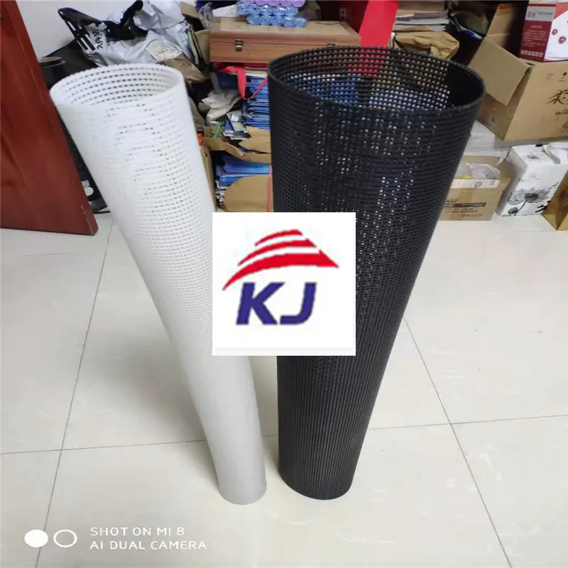 Curved Reticulated Hard Permeable Pipe Tube/ Pe Hard Blind Pipe For ...