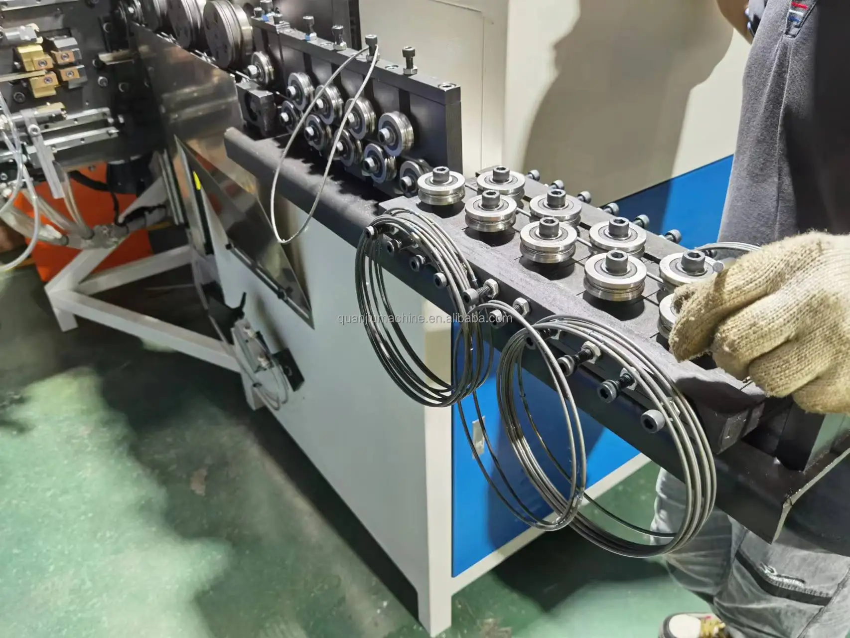 D3.5mm Manufacturing Automatic Wire Ring Making And Double Torches ...