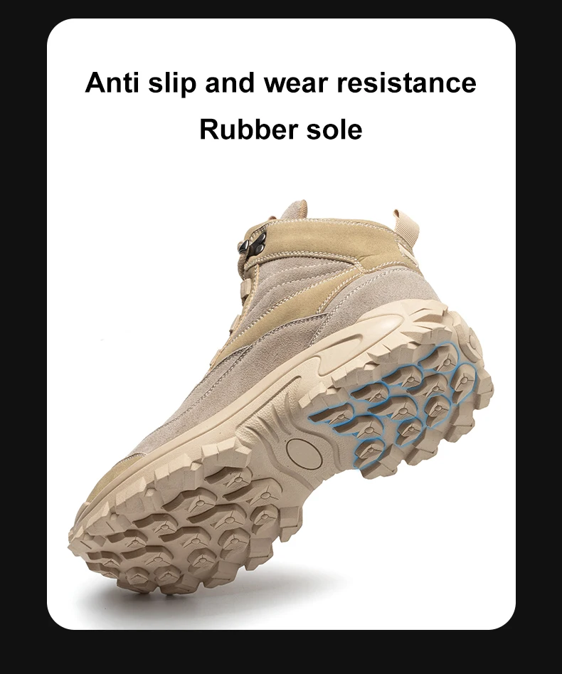 Customized LOGO OEM Steel Toe Shoes for Construction Workers