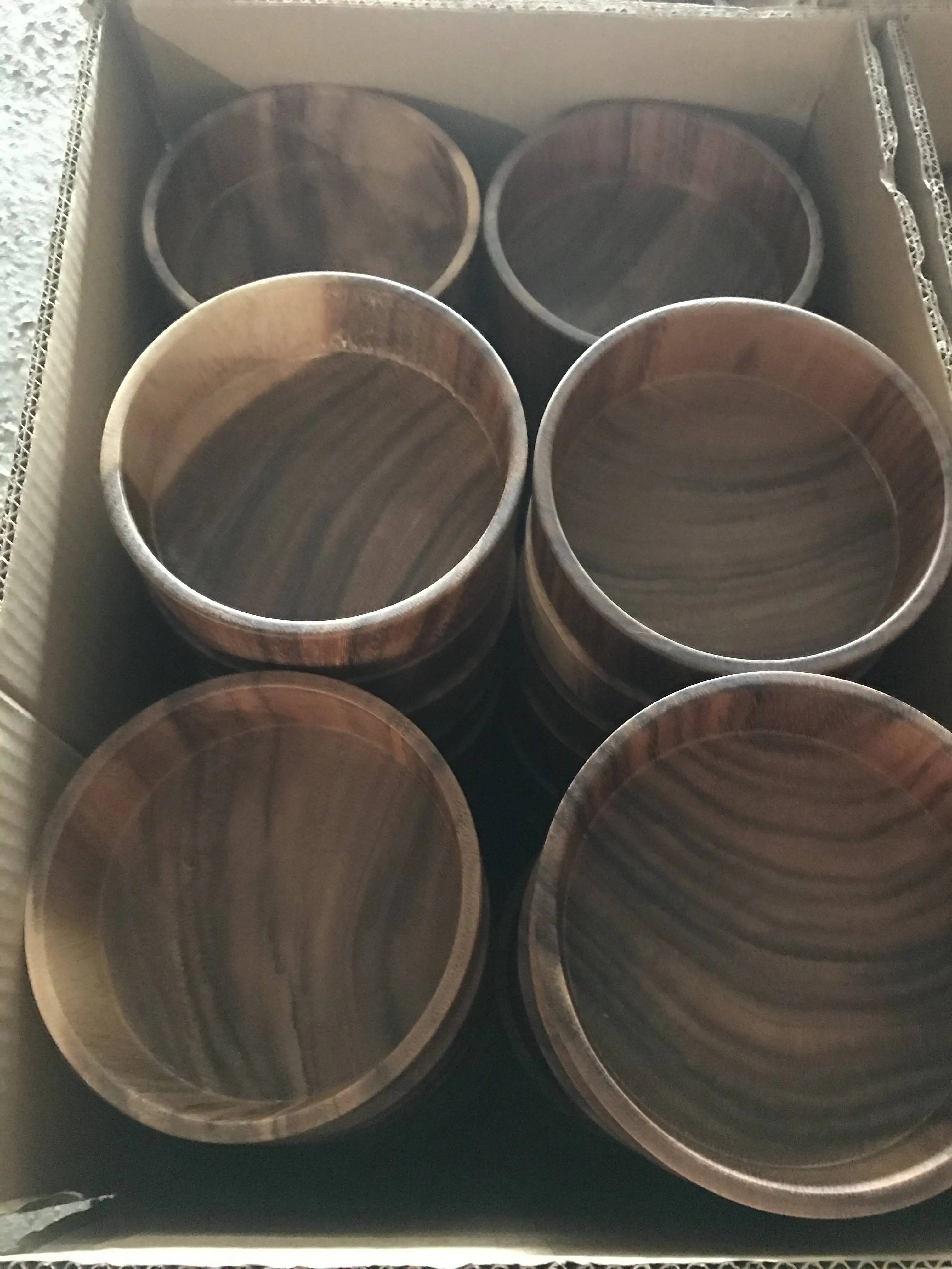 Wholesale Nordic Hot Sale Cheap Solid Wood Food Fruit Serving Charger ...