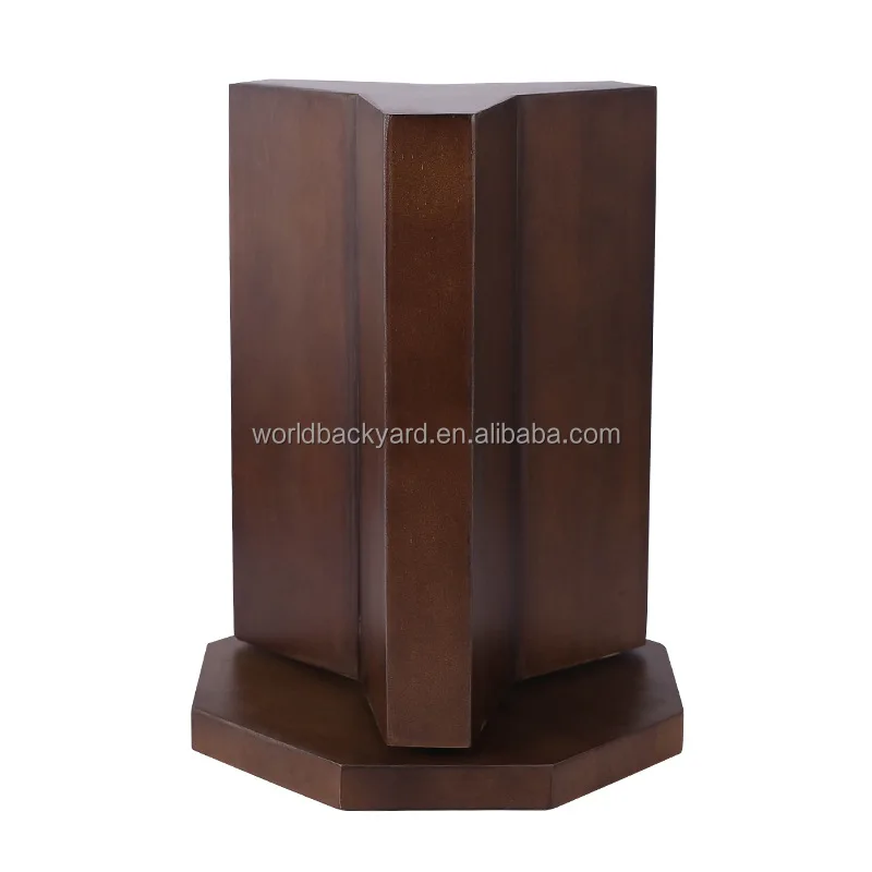 360 Octagan Rotated Acacia Magnetic Knife Stand Nice Workmanship Knife ...