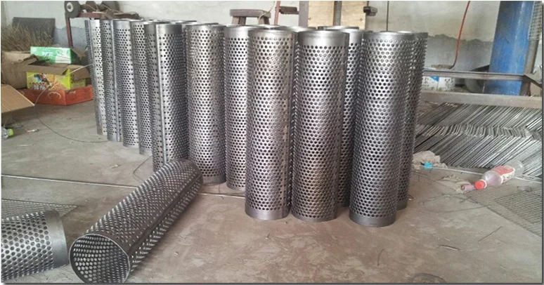 Cylindrical Stainless Steel 304 Perforated Pipestainless Steel ...