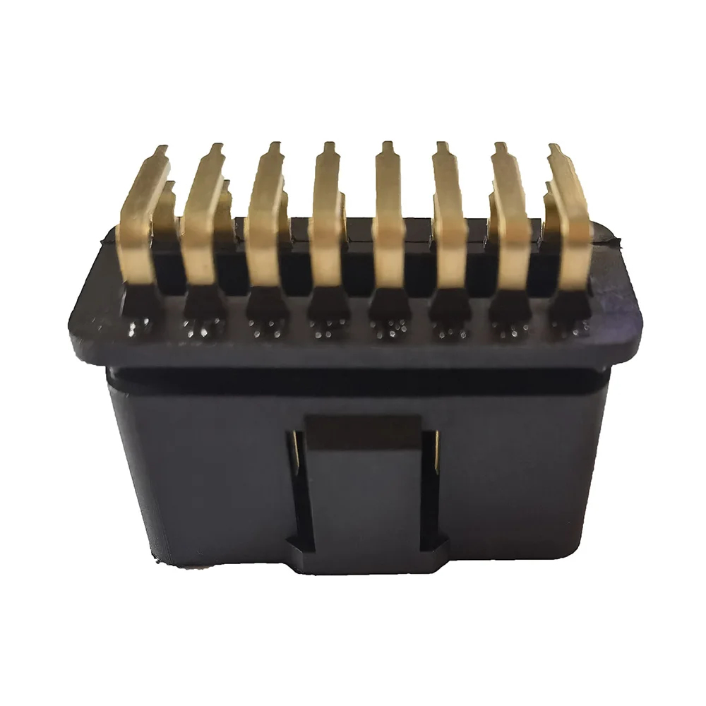 12V J1962 OBD2 Male Connector with 90 Degree Angle & OEM Adaptors