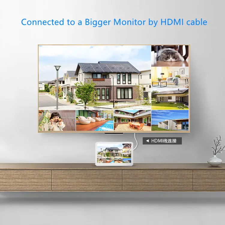 8 Channel POE 4K 8MP NVR with 12-Inch LCD Monitor & HDD
